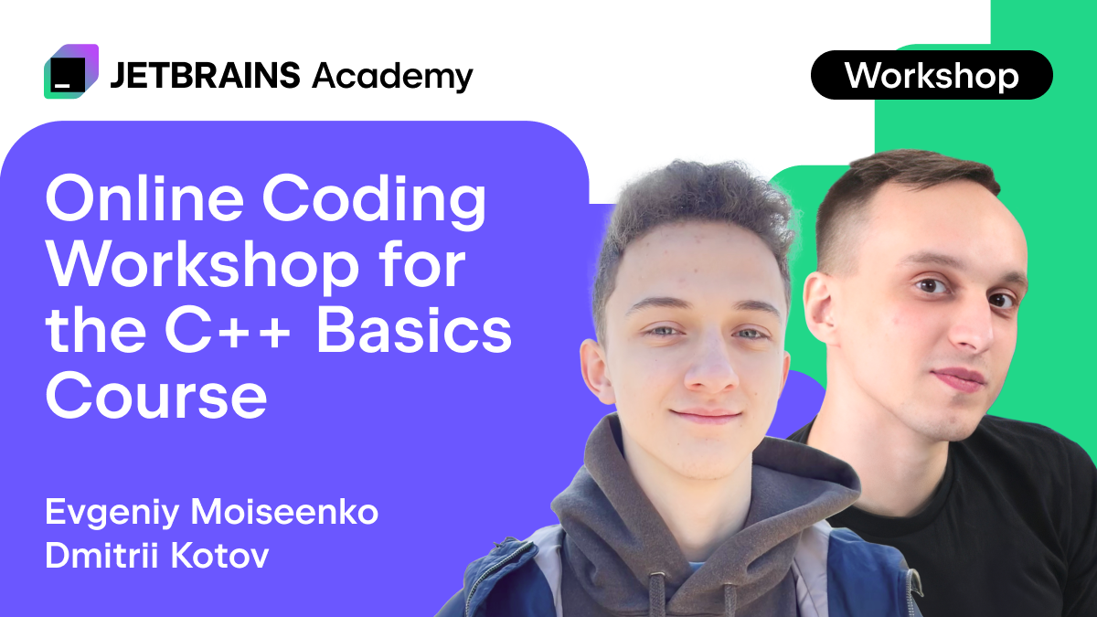 Livestream - Online Coding Workshop for the C++ Basics Course ...